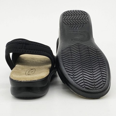 Sandały na haluksy damskie Sanital Flex 8024.17 czarne, tęgość G-H-J ...